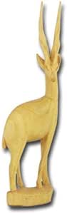 Amazon.com: Wooden figure "springbok", natural : Home & Kitchen
