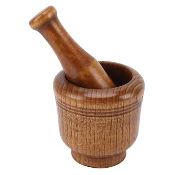 Premium Jujube Wood Garlic Grinder Bowl - Versatile Spice Mixer for ...