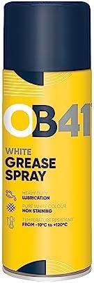 OB41 White Grease Spray - Ideal for lubricating and protecting hinges ...