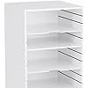 Amazon.com: Simply Tidy 34" White Modular Mobile Panel Tower