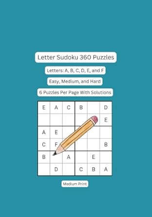 Letter Sudoku 360 Puzzles: Kozlov, Dmitri, Kozlov, Dmitri ...