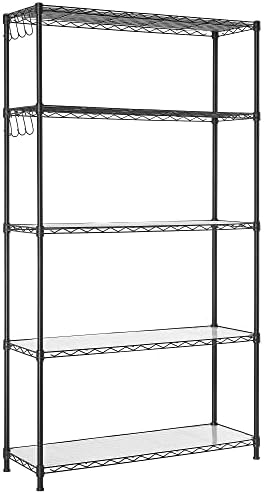 Amazon.com: SafeRacks 10-Tier Pantry Shelf, Metal Wire Shelving Unit ...