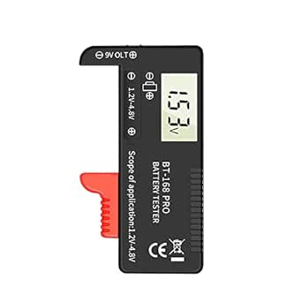 168 PRO Digital Display Universal Battery Tester Portable Battery ...