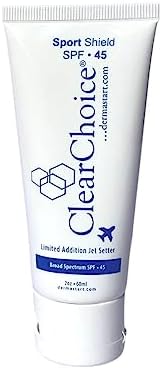 Amazon.com: ClearChoice Travel Size Sunscreen, SPF 45, Face Sunscreen ...