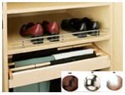 Amazon.com: Wire Shoe Rails, 35" L x 2.25" H, Chrome