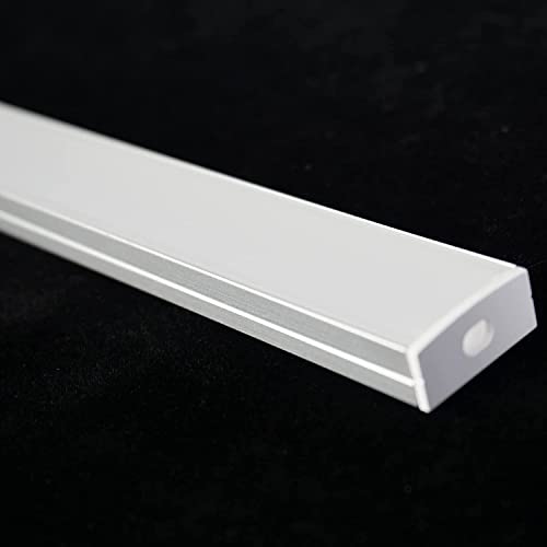 (18x6mm LED Strip Light 1Meter Aluminium Rectangular Surface Profile ...