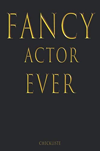 FANCY actor Ever CHECKLISTE University Graduation gift: Lined ...