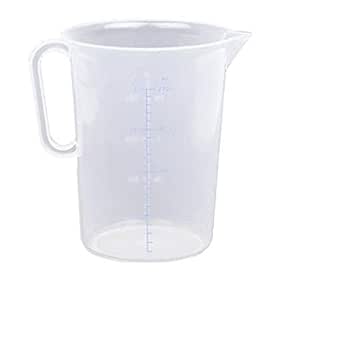 AANIJ® Polyethylene Made Plastic Beakers with handle or Measuring Jug ...