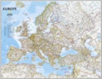 National Geographic Europe Standard Map: National Geographic Society ...