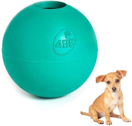 Pet Supplies : 4BF Crazy Bounce, Natural Rubber Dog Ball, Dog Treat ...