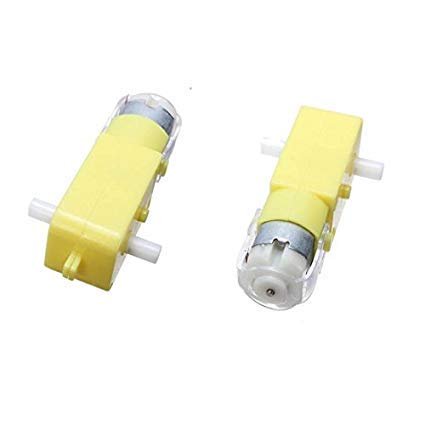 ERH INDIA 2 Piece 12V DC Motor Double Shaft Gear Rotated High Speed ...