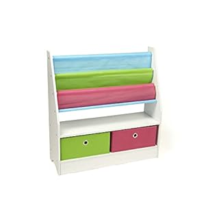 Mind Reader Toy Storage Organizer Kids Book Organizer wth Folding ...