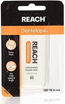 Amazon.com : Reach Dentotape Waxed Dental Floss with Extra Wide ...