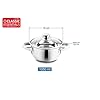 Buy CLASSIC ESSENTIALS Stainless Steel Casserole with Glass Lid (Pack ...
