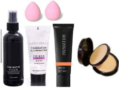 Complete Professional Makeup Combo Kit 5 pcs combo set Primer, fixer ...