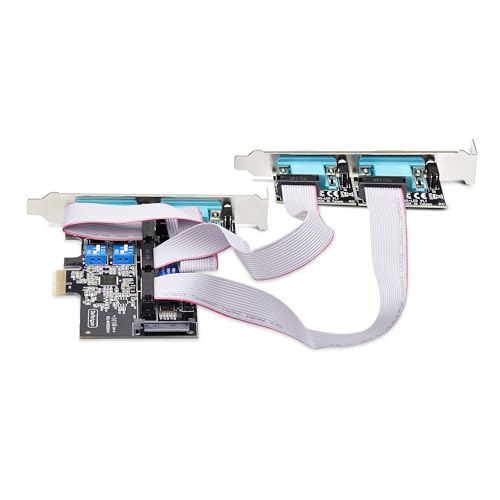 StarTech.com 4-Port Serial PCIe Card, Quad-Port PCI Express to RS232 ...