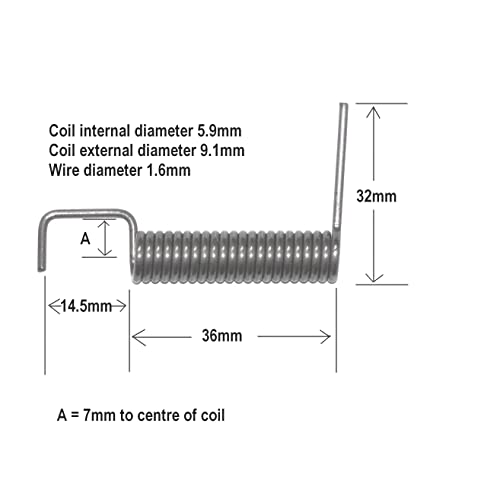 Northern DIY Heavy Duty Letterbox/Letter Plate Spring (Suits Larger ...