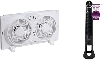 Genesis Twin Fan High Velocity Reversible AirFlow Fan (A1WINDOWFAN ...