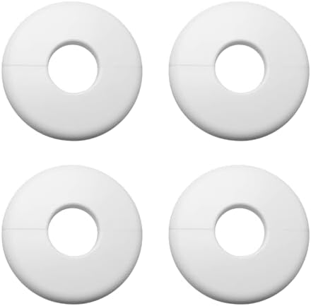 Amazon.com: 1 Inch Wall Split Flange 4Pcs White, 3.38 Inch Escutcheon ...