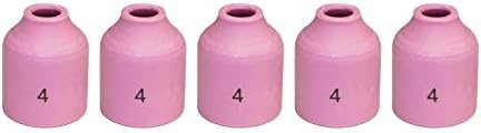 WeldingCity 5-pk Gas Lens Ceramic Cup Alumina 53N58 (#4, 1/4") for TIG ...