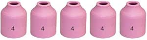 WeldingCity 5-pk Gas Lens Ceramic Cup Alumina 53N58 (#4, 1/4") for TIG ...
