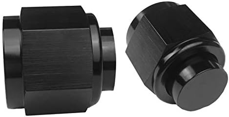 Amazon.com: 8AN Flare Cap Fitting Aluminum Anodized AN8 Tube Pipe Plug ...