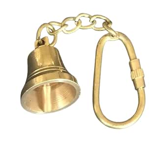Antique Gifts Bell Key Chain Brass excellent for Bike Car Home Office ...