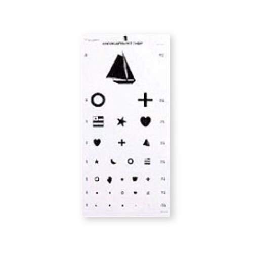 Amazon.com: EMI Kindergarten Pediatric Eye Chart 22 In. X 11 In ...
