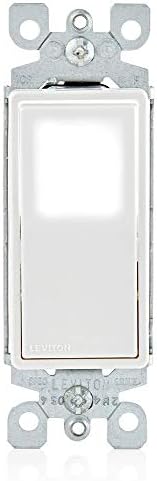 Leviton 5631-2W 20-Amp 120 Volt Decora Plus Rocker Lighted Handle ...