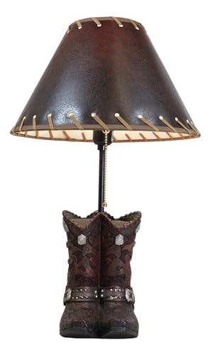 Western Cowboy Boots Table Lamp