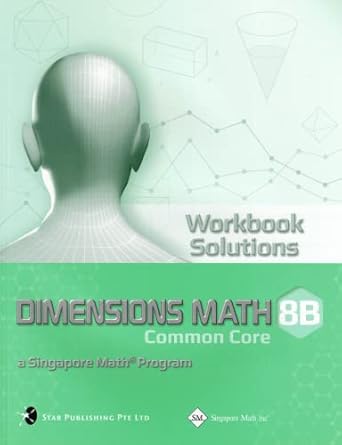 Dimensions Math Workbook Solutions 8B: Singapore Math: 9789814250719 ...