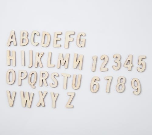 Amazon.com: 248 Pieces Wooden Letters 1.3 Inch Crafts DIY Wooden ...