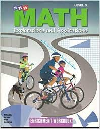 SRA Math: Explorations and Applications, Level 3: Enrichment Workbook ...