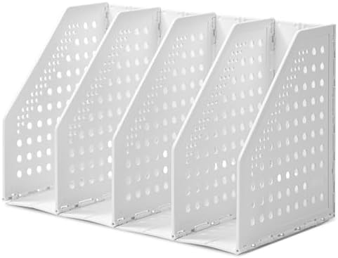 Amazon.com : deli Collapsible Magazine File Holder 4 Vertical ...