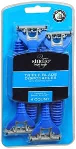 Amazon.com: Studio 35 Speed 3-Blade Disposable Razor 4 ea : Beauty ...