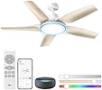 Amazon.com: DREO Smart Ceiling Fans with Lights, Low Profile Ceiling ...