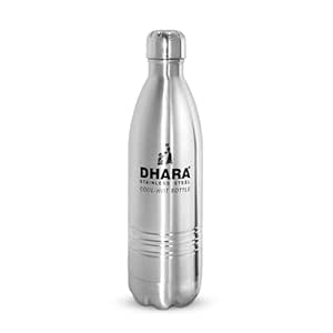 Dhara Stainless Steel 24 Plus Double Wall Thermosteel Flask Water ...