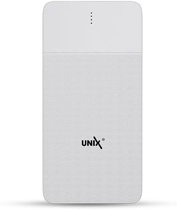 Unix 10000mAh Slim Power Bank, 20W Fast Charging, Dual Output, Type C ...