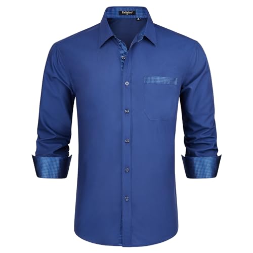 Camisa Masculina Azul | Elegância e Versatilidade no Seu Guarda-Roupa