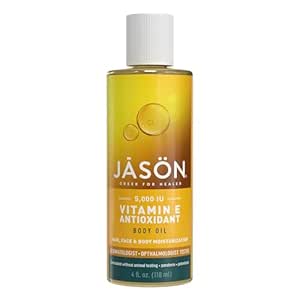 JASON Pure Beauty Oil, 5,000 IU Vitamin E Oil 4 fl oz by Jason : Amazon ...