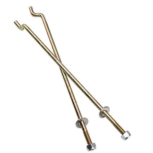 Snapklik.com : Drive-up Golf Cart Battery Hold Down Plate Rods Kit ...