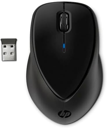 Hewlett Packard HP Wireless Mouse Comfort Grip (H2L63AA) Negro : Amazon ...