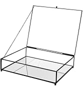 Amazon.com: REDHUGO Large Glass Boxes for Display Handmade Mirrored ...