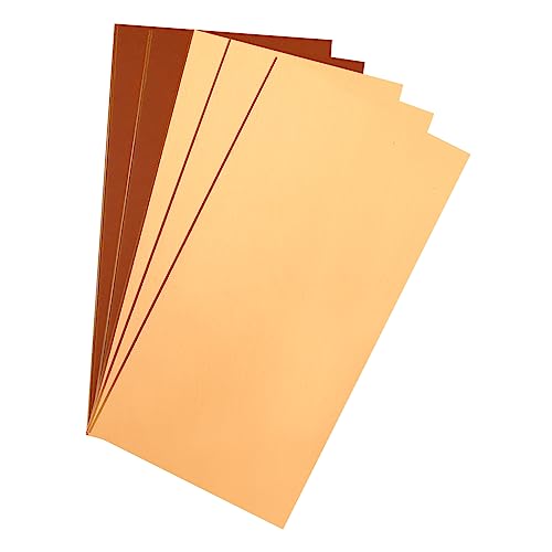 PATIKIL Copper PCB Board, 5Pcs 25x13cm Single Sided Copper Clad Circuit ...