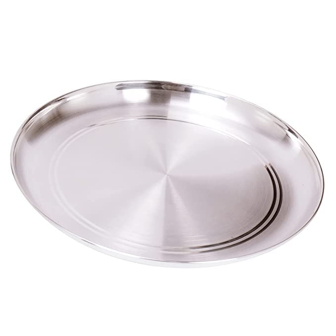 Buy JEWELLERYHUT Pure Silver Plate, Chaandi ki Plate, Silver Dish ...