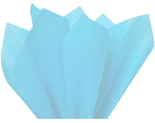 ECO SARRAS Sky Blue/Baby Blue Multi-Purpose Wrapping Paper | 20x26 ...