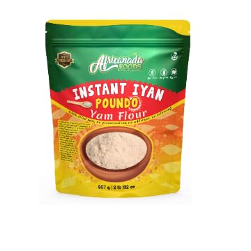 Amazon.com : Instant Iyan Yam Poundo | Fufu | Swallow | Iyan Olodo ...