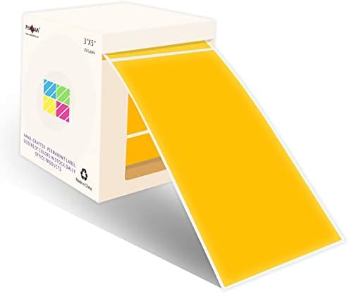Amazon.com : PARLAIM 3 X 5 Inch Rectangle Adhesive Color Coding ...