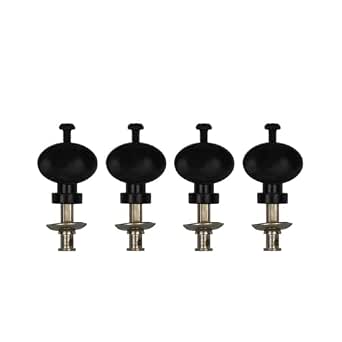 Amazon.com: 4PCS Black Ukulele Tuning Peg Key Machine String Tuner ...