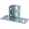 Amazon.com: 2 Slotted Hole U Post Base Strut Mount Fit for ½" Bolt in 1 ...